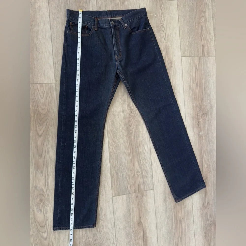 Uniqlo | Jeans | Uniqlo Mens Dark Blue Straight Jeans | Poshmark